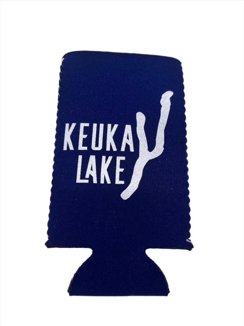 Keuka Lake Neoprene Can Cooler - Tall & Slim – Eleven Lakes Market