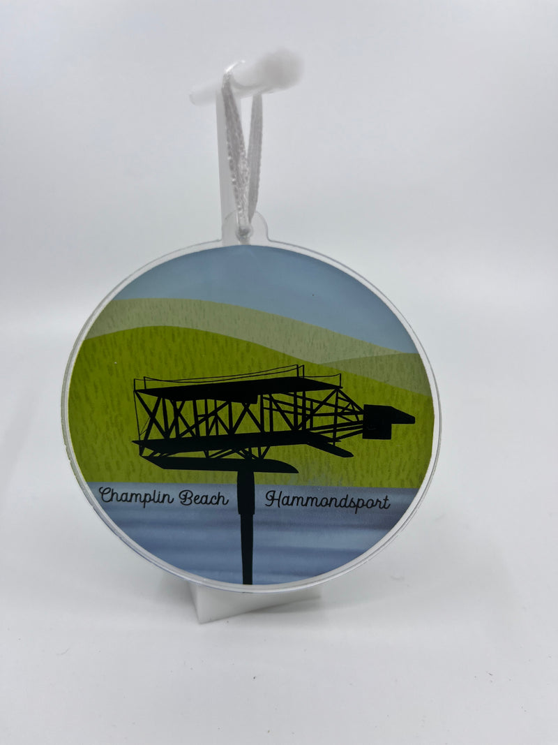 Hammondsport, NY Champlin Beach Curtiss Airplane Sticker – Eleven Lakes ...